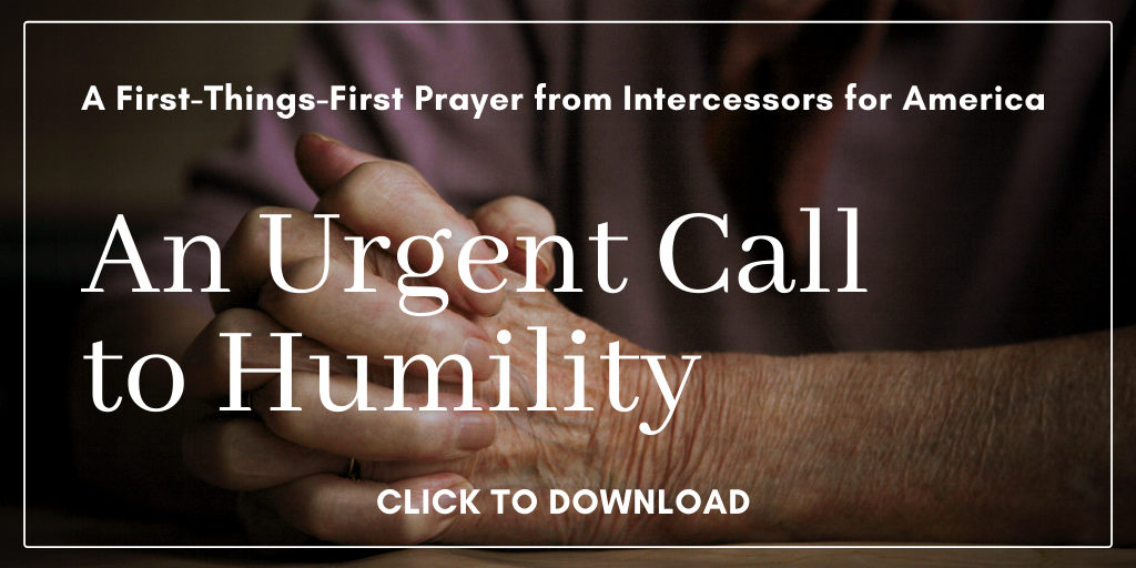 HUMILITY IS THE WAY FORWARD - Intercessors for America