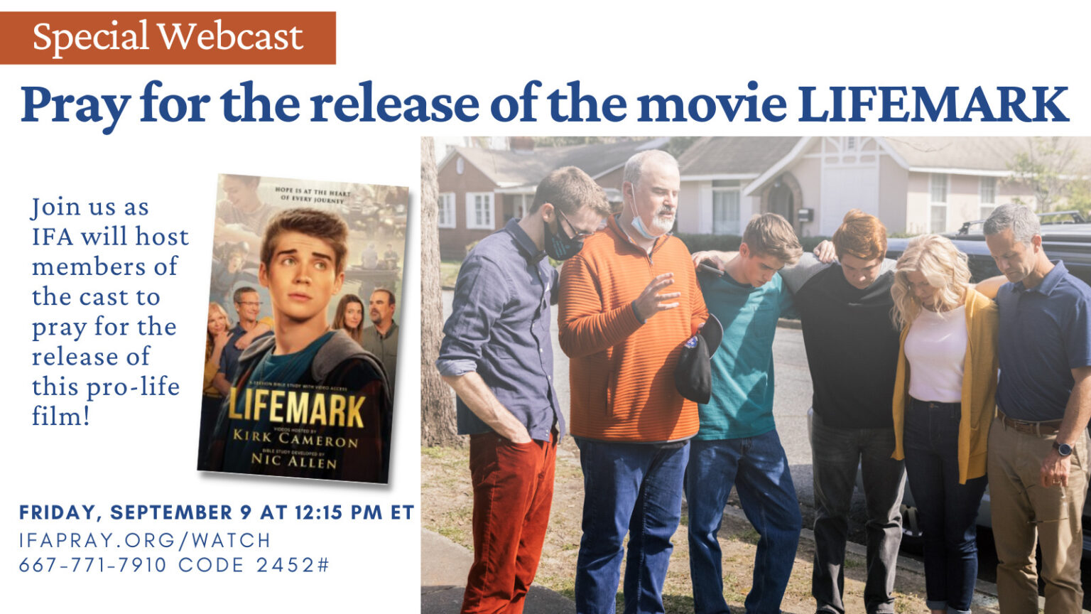 Lifemark Movie Star Shares Personal Story - Intercessors for America