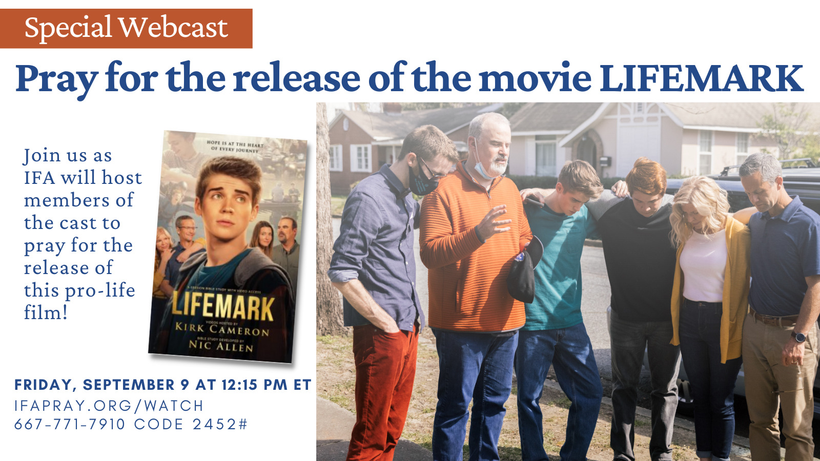 Lifemark Movie Star Shares Personal Story - Intercessors for America
