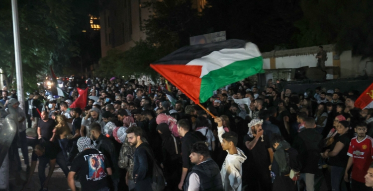 Protest at U.S. Embassy in Lebanon - Intercessors for America