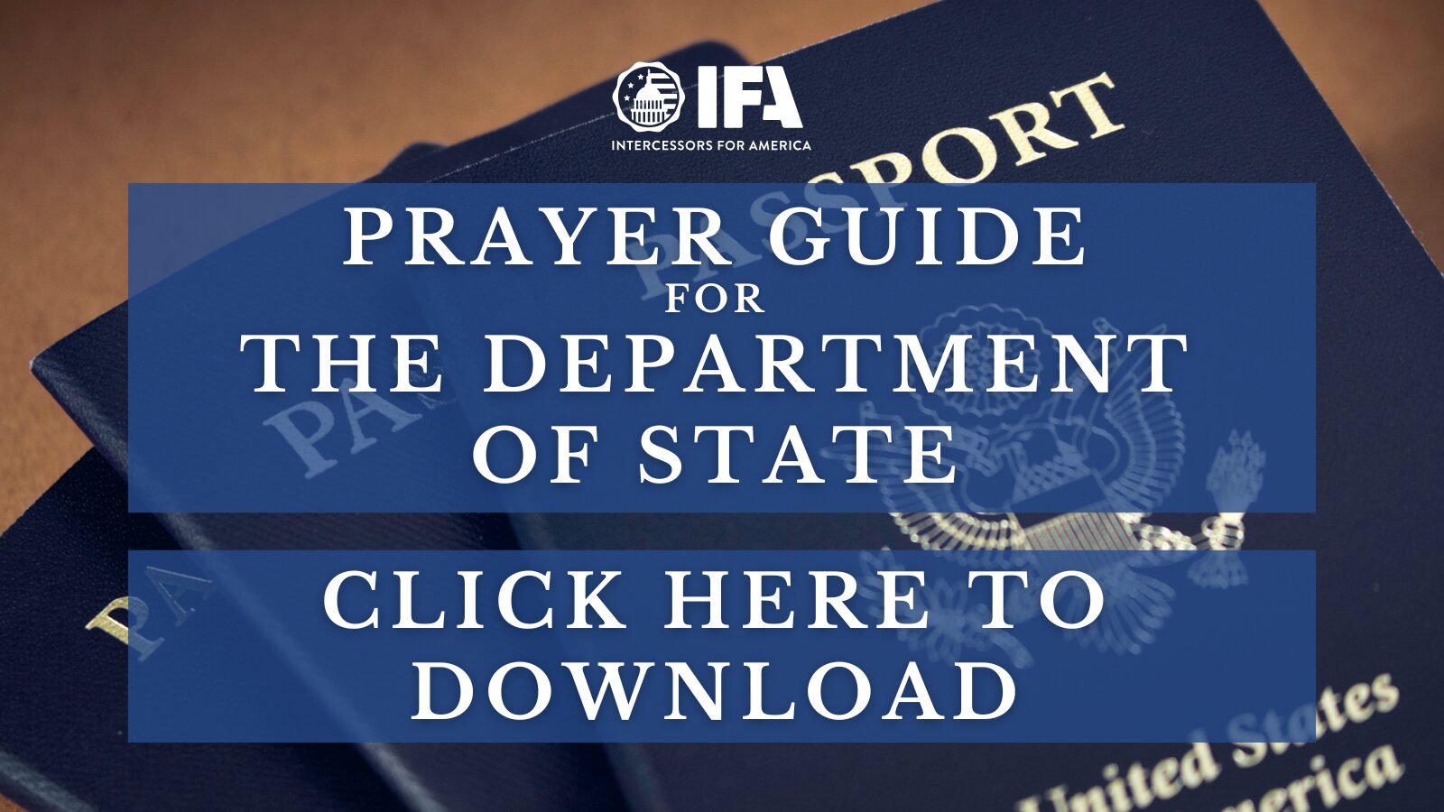 Prayer Guide for the Department of State - Intercessors for America